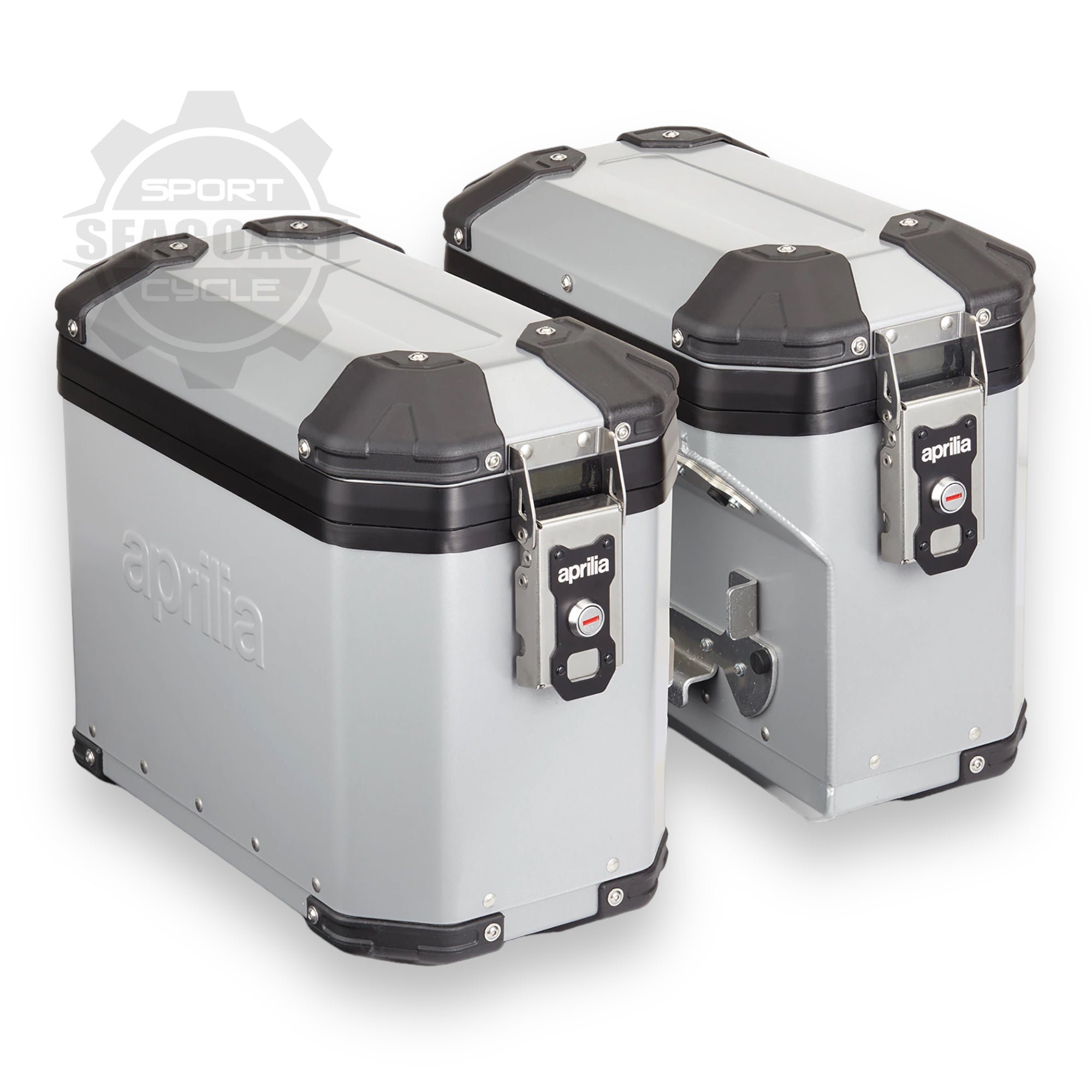 Aprilia Aluminum Side Bags for Tuareg (2S001855) – Seacoast Sport Cycle