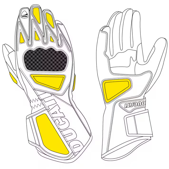 Ducati Performance C3 Leather Motorcycle Gloves – Seacoast Sport Cycle
