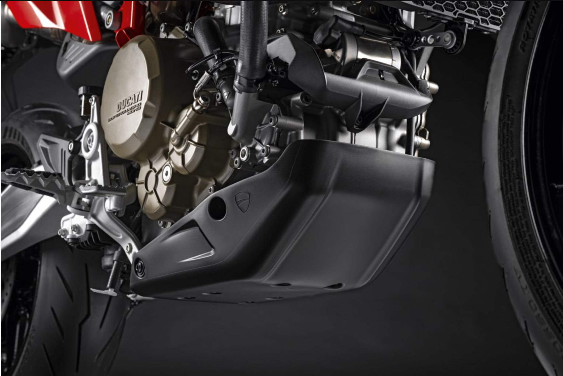 DUCATI HYPERMOTARD 698 MONO BELLY PAN PROTECTION PLATE (97181291AA ...