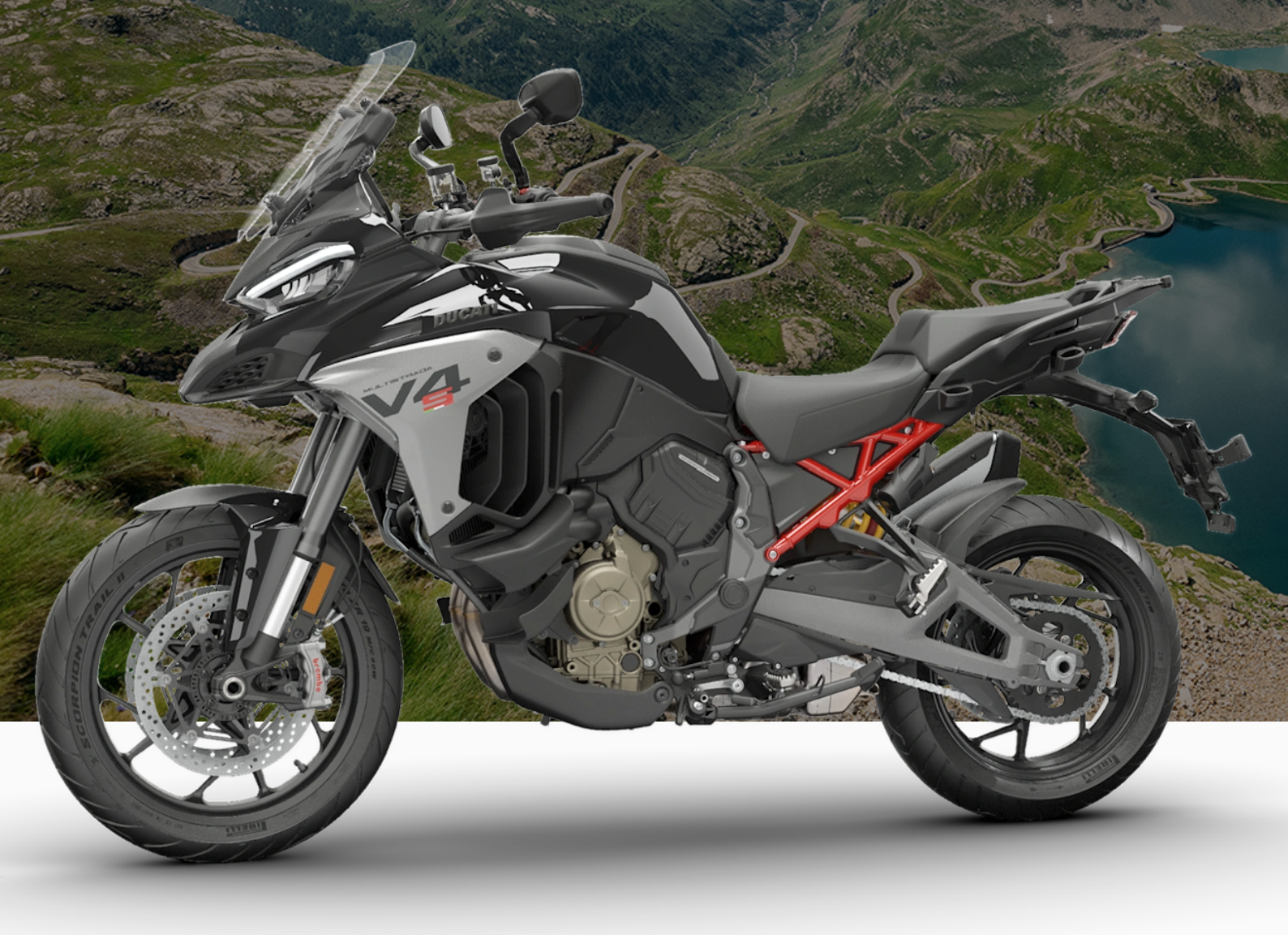 2025 Ducati Multistrada V4 S Travel & Radar Alloy Wheels - Black ...
